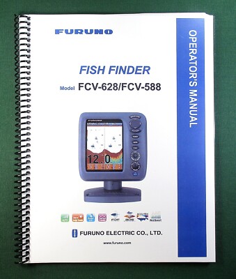 Furuno FCV-628 FCV-588 Operator's Manual: Full Color & Protective ...