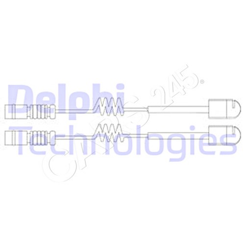 DELPHI Brake Pad Wear Warning Contact Set For MERCEDES VW Sprinter ...