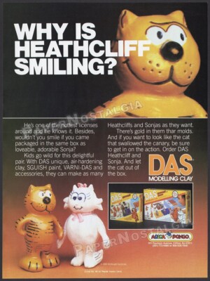 DAS / ADICA PONGO - Original 1983 Trade AD / ADVERT _ Heathcliff ...