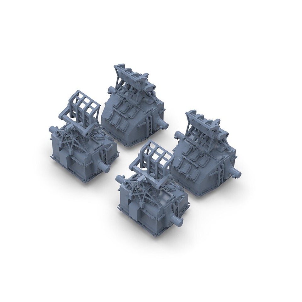 SSMODEL 1/350 224 Upgrade Parts US Navy MK37 Radar With MK22 Radar ...