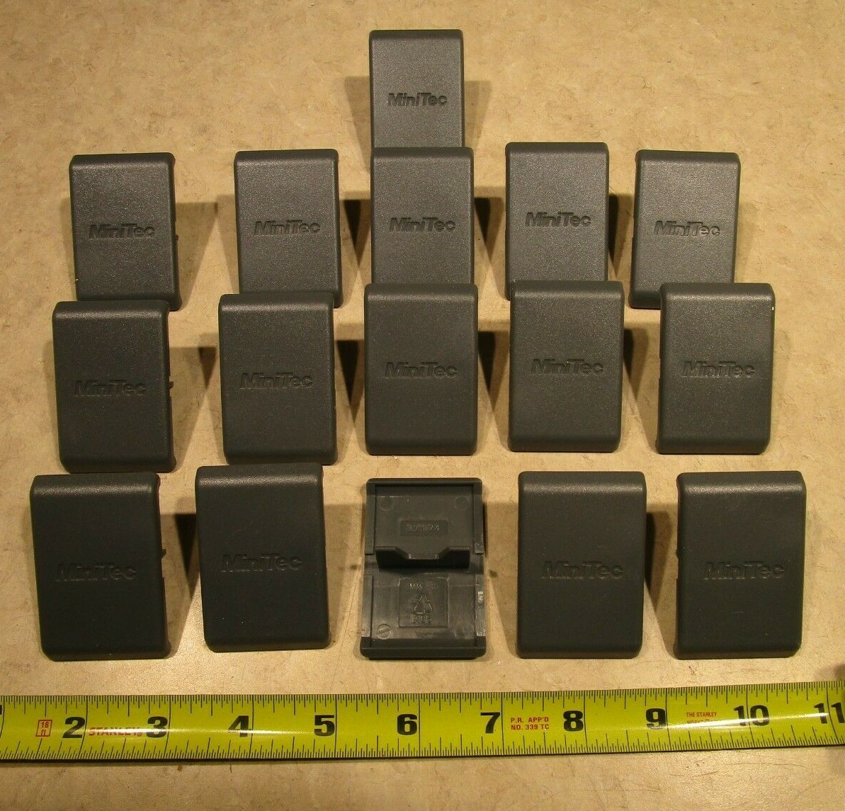 LOT OF 16, MINITEC, 22.1024, END CAPS ANGLE 45 GD-Z GREY, F0301 | eBay