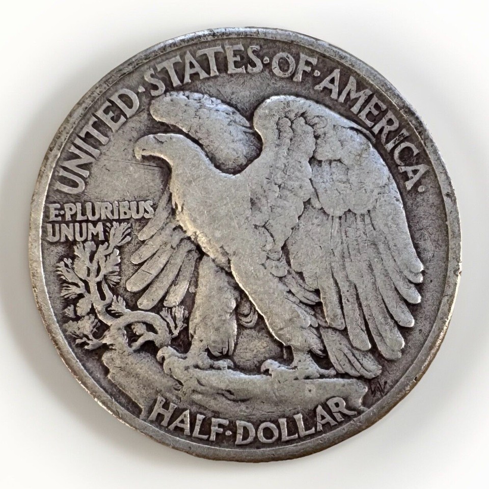 1942 Walking Liberty Half Dollar, 90% Silver, Very Fine Coin | eBay