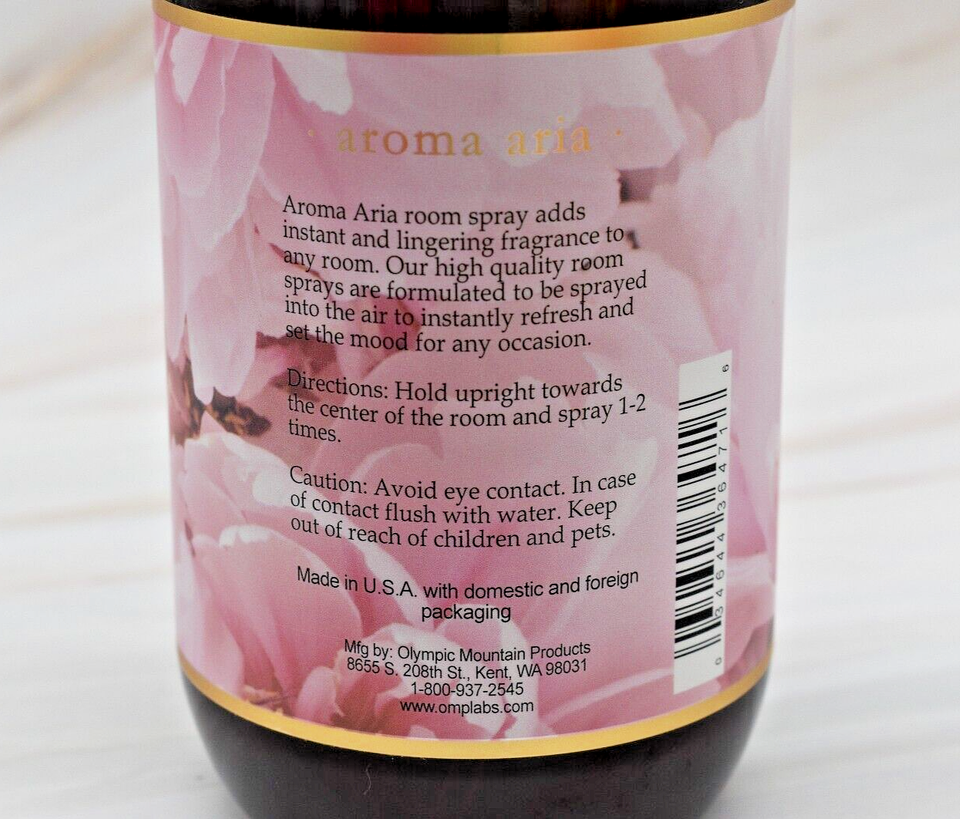 AROMA ARIA Pink Peony Room Spray 17 fl. oz | eBay