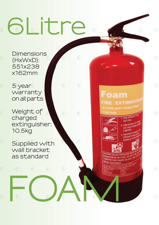 Medium / Large Office Fire Safety Pack. 5 X Fire Extinguishers, stands ...