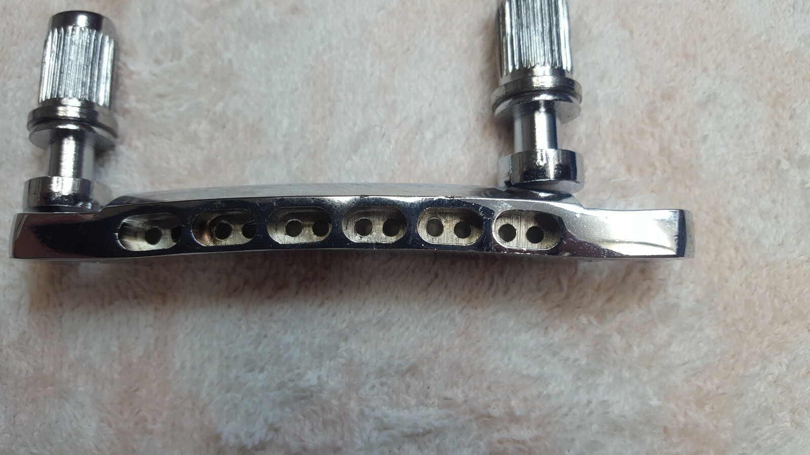 Guitar 12-String Stop Tailpiece in Chrome NOS | eBay