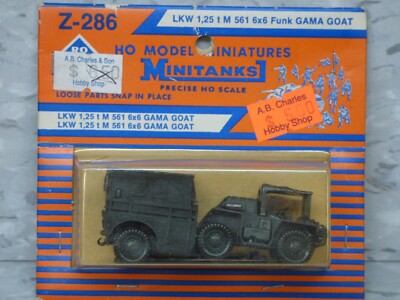 Roco Minitanks / (NEW) 1/87 Modern US M-561 Gama Goat ATV W/ Trailer ...