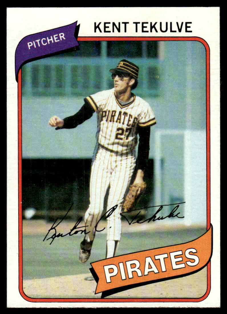 1980 Topps Kent Tekulve #573 Pittsburgh Pirates Baseball Card | eBay