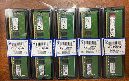 Lot of 5 x New Kingston 8gb Ddr4 SDRAM Memory Module KTL-TS424E/8g | eBay