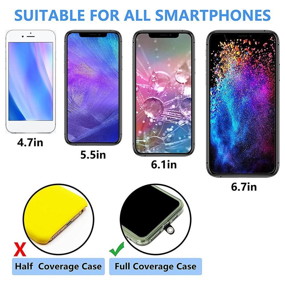 Universal Phone Tether Tab Transparent Phone Lanyard Patch Smartphones ...
