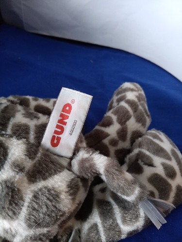 Gund Gray White Giraffe Red Heart on Chest Plush Stuffed Animal Toy ...