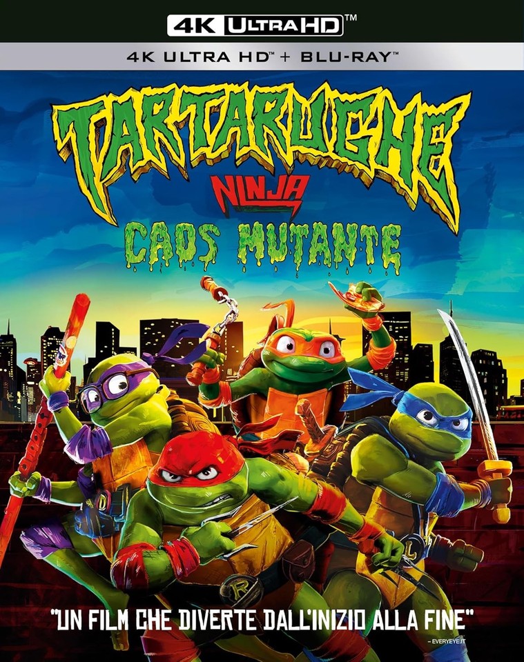 Tartarughe Ninja - Caos Mutante (4K UHD (4K UHD Blu-ray) Jackie Chan ...