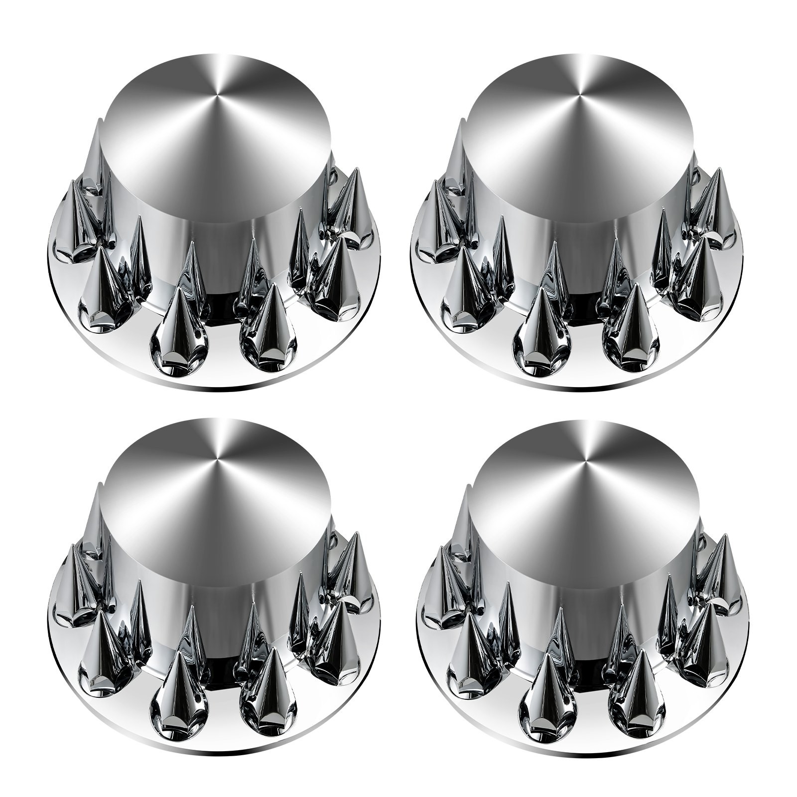 HOT/ Rear Axle Wheel Covers,Spiked Axle Cover for Semi Truck,ABS ...