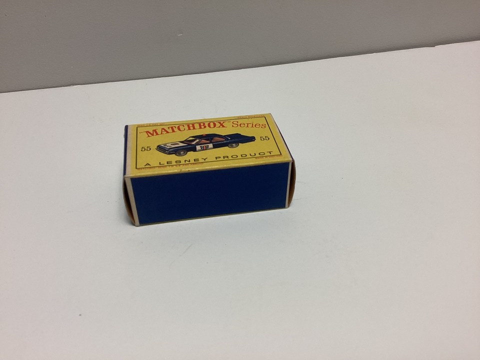 Matchbox Regular Wheels # 55 Police Patrol Car *BOX ONLY* | eBay
