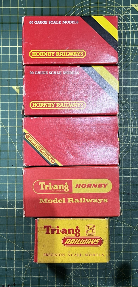 5x Hornby Railways, Traing Hornby, Triang Railways EMPTY Boxes, Good ...