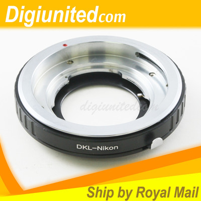 Voigtlander Retina DKL lens to Nikon F mount adapter D3X D4 D90 D600 ...