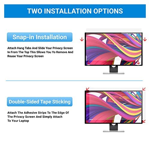 27 Inch Monitor Privacy Screen Computer Screen Privacy Filter for 16:9 ...