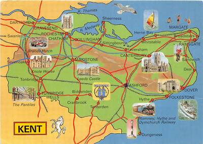 uk50358 kent uk map | eBay UK