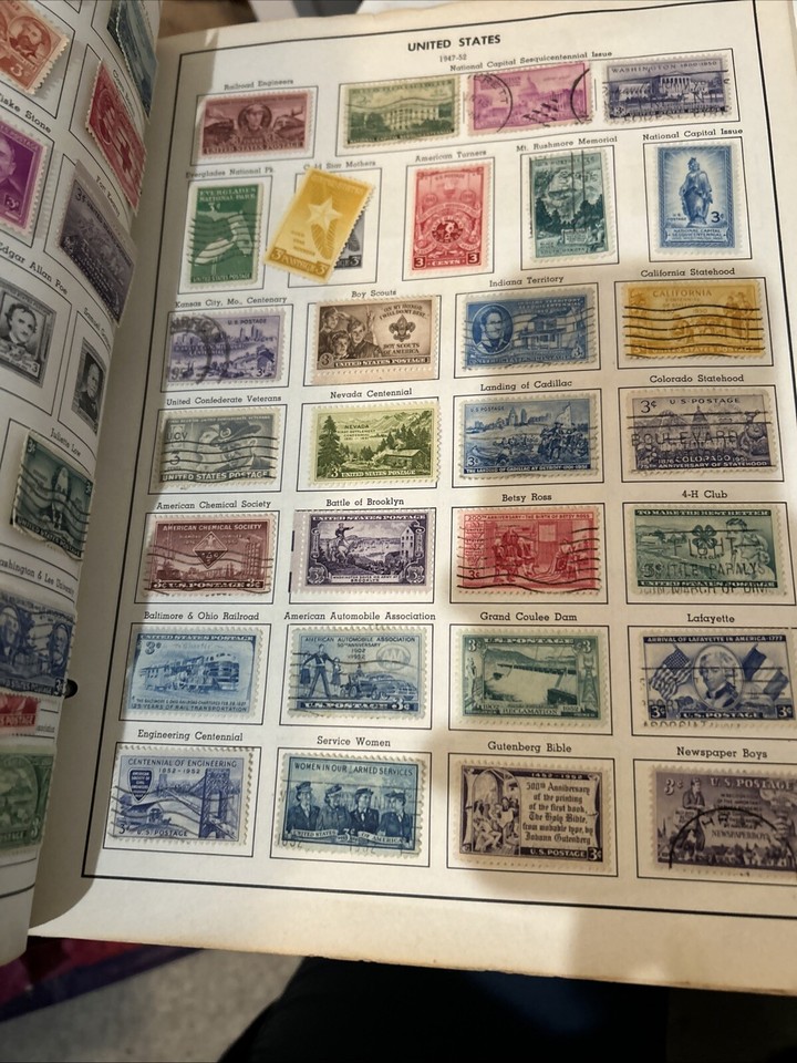 Citation Stamp Album HE Harris | eBay