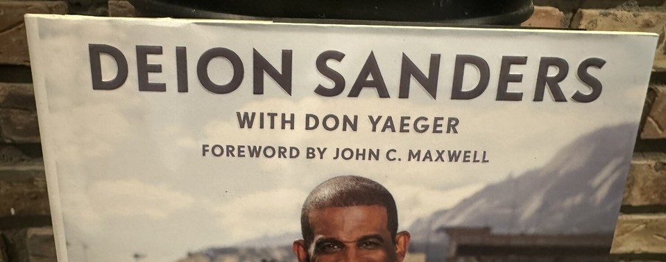 DEION SANDERS Elevate and Dominate SIGNED Hardcover 1ST EDITION Book ...