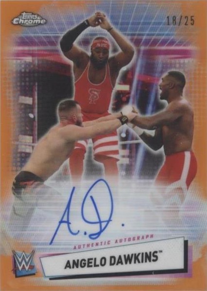 2021 Topps Chrome WWE - Autographs Orange Refractor #A-AD Angelo ...