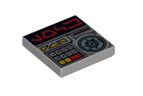 LEGO DIALS CONTROL PANEL RADAR SCREEN KEYPAD MONITOR GAUGE PRINTED ...