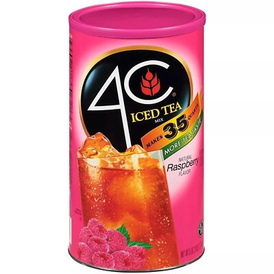 4C 35 QT Raspberry Iced Tea Mix (82.6 Oz.) | eBay