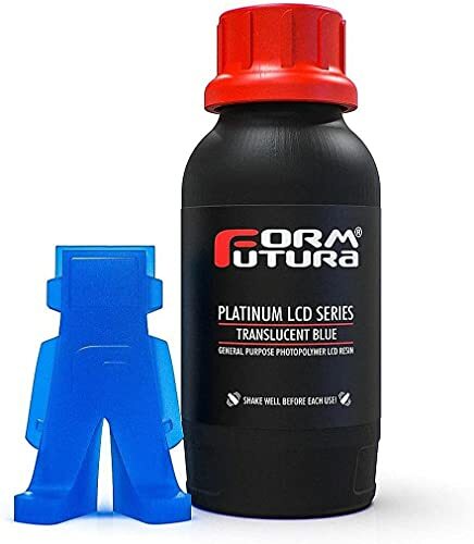 3D Printer Resin Platinum LCD Series mm 500 gram Translucent Blue Resin ...