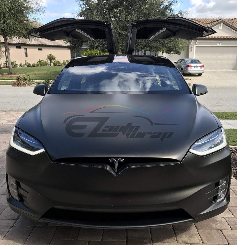 *Genuine 3M Matte Black Vinyl Wrap Car Sticker Film Decal Bubble Free ...