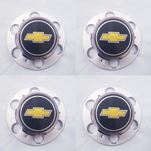 4 X 6-LUG CHEVY 1500 SILVERADO SUBURBAN BLAZER Wheel Center Cap SET w ...