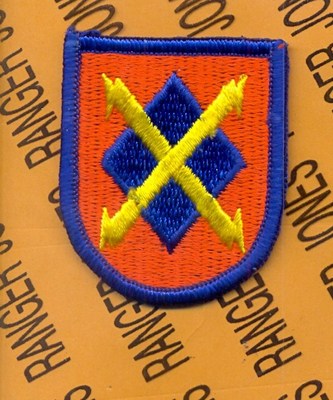 US Army 35th Signal Brigade Airborne beret flash patch SMALL DIAMOND | eBay