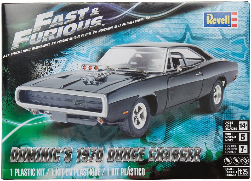 Revell Fast & Furious Dominic's 1970 Dodge Charger Plastic Model Kit | eBay