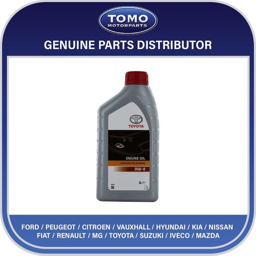Genuine Toyota Yaris Hybrid Engine Oil SAE 0W8 1L AFE Fuel Economy ...