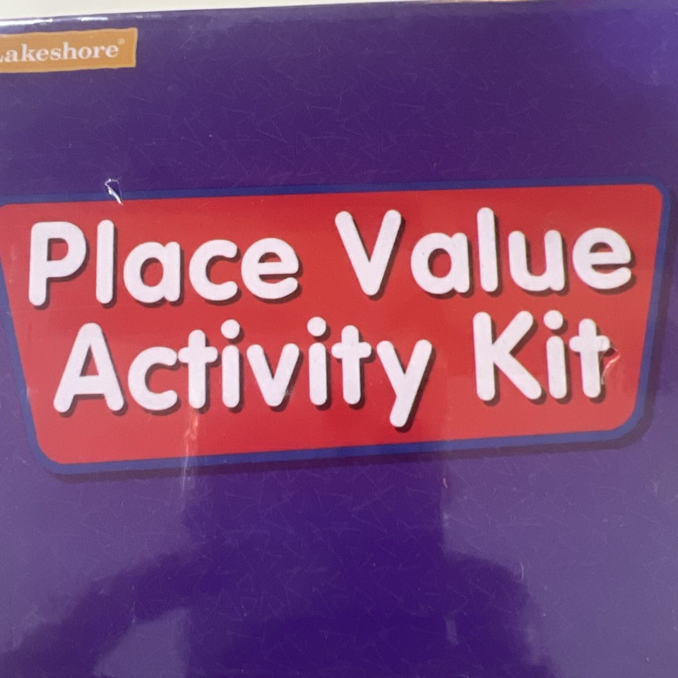 Lakeshore colored plastic Place Value Activity Kit 121 Piece Math ...
