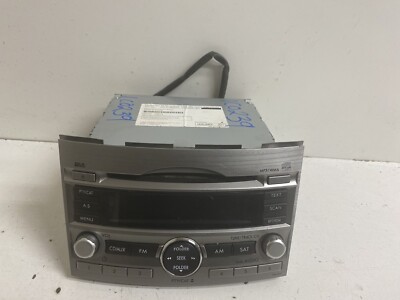 2010-2011 Subaru Legacy Radio Stereo AMFM Satellite Disc CD Player ...