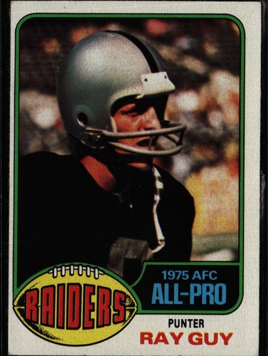 1976 Topps #50 Ray Guy Oakland Raiders 9683 | eBay