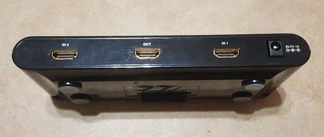 Auvio 2 in / 1 out HDMI Selector Switch With Remote Control for sale ...