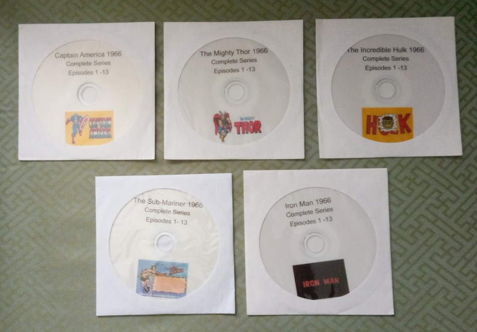 Marvel Superheroes' - 1966 - 5 Discs - Complete - Grantray-Lawrence ...