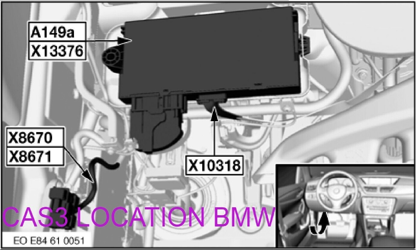 BMW & MINI COOPER MAIL IN CAS MODULE CLONING SERVICE CAS3, CAS3+, CAS4 ...