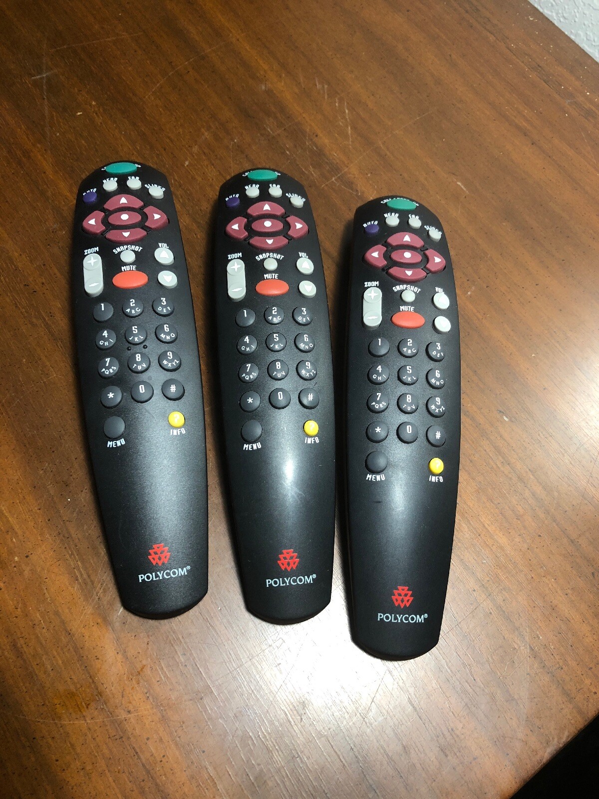 Polycom Remote Control 2215-20933-001 Controller Lot Of (3) | eBay