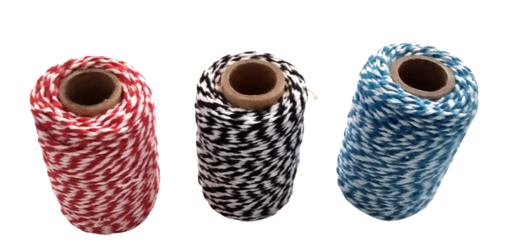 Butchers And Bakers Twine 45m Striped Twisted Craft & Gift Wrapping ...