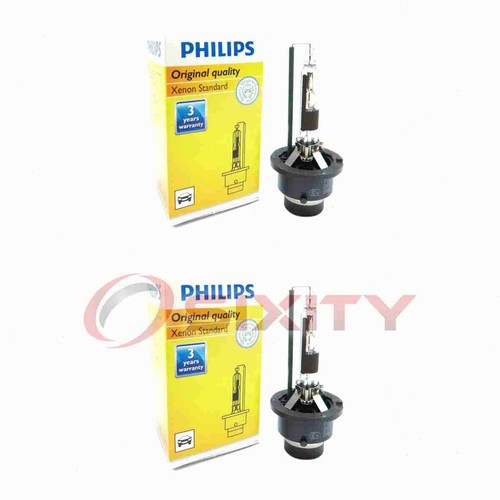 2 pc Philips Low Beam Headlight Bulbs for Subaru Forester 2014-2016 fp ...