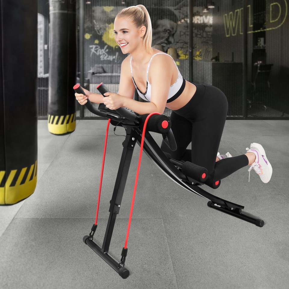 Body Shaper Gym Equipment Ab Abdominal Exercise Machine Crunch Trainer ...