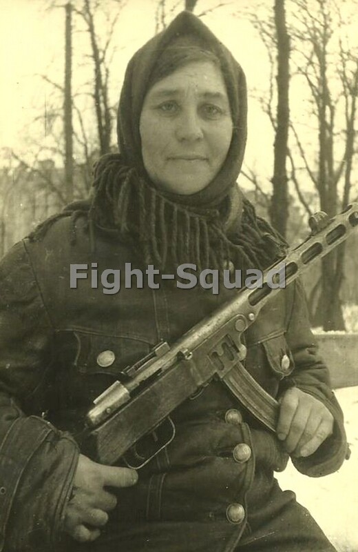 WW2 Picture Photo Russian partisan woman 1941 3816 | eBay