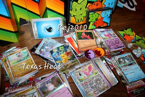 READ DESCRIPTION OPENED 100+ Pokemon Cards Paldea Evolved Etb Promo ...