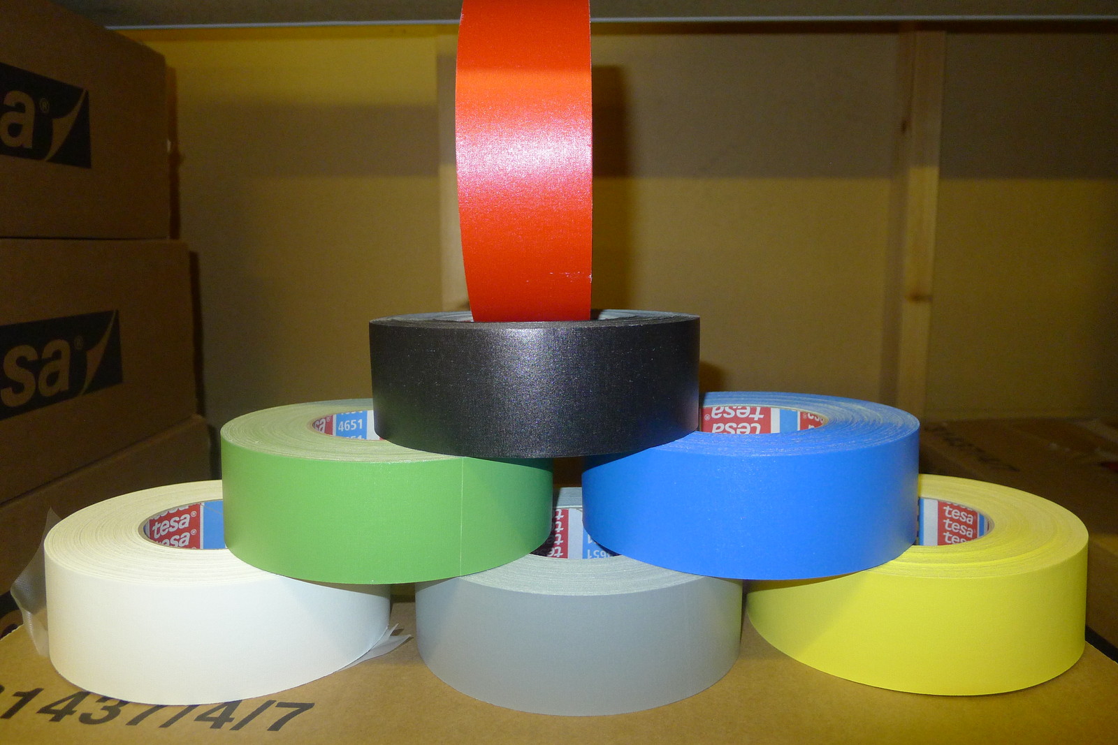 Tesa Tape 4651- 50 mm X 50 M roll - Tesa superb quality cloth tape ...