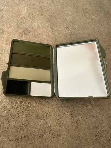 Camouflage Face Paint Woodland 5 Color Compact Loam Tan White Black ...