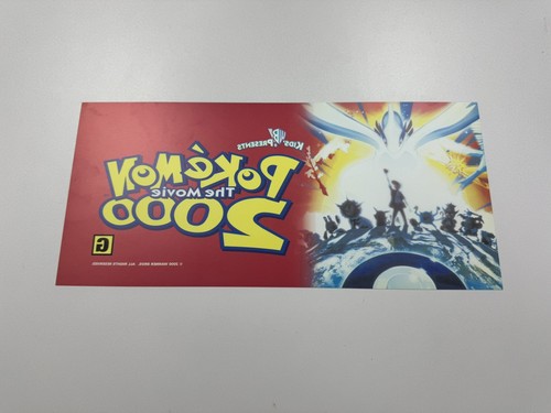 Pokémon Mylar Sign - The Movie 2000 - Vintage Movie Theater Signage | eBay