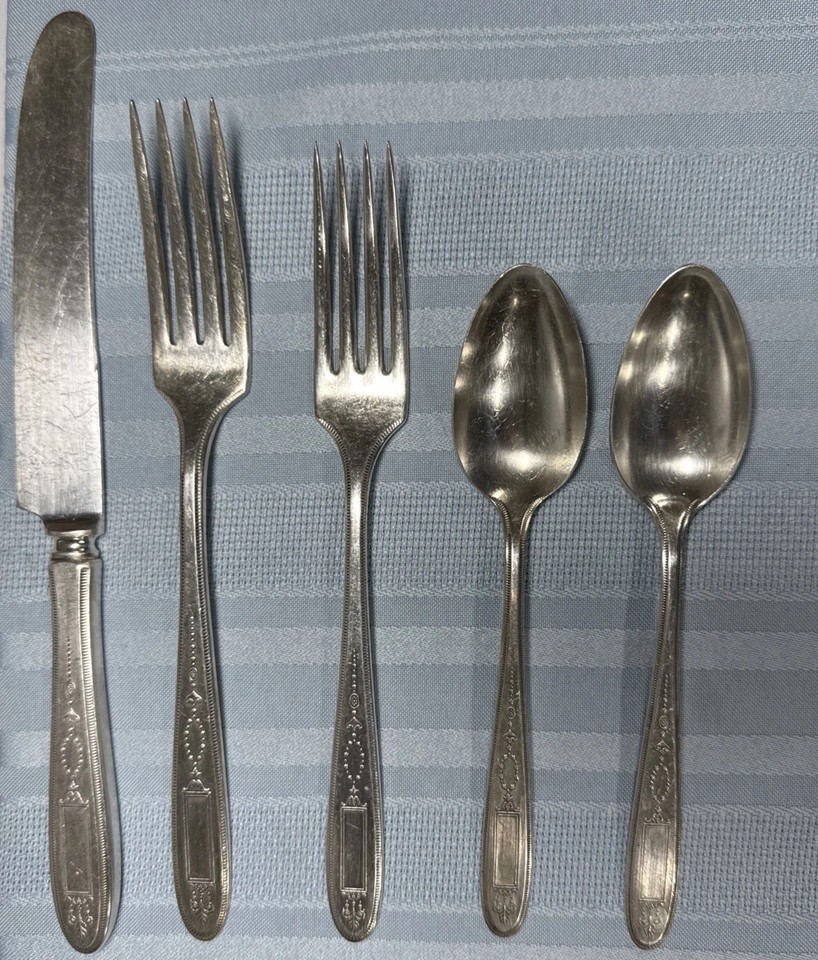 VTG Oneida Community Silver Plate Flatware Silverware Set 30 Pc Deco | eBay