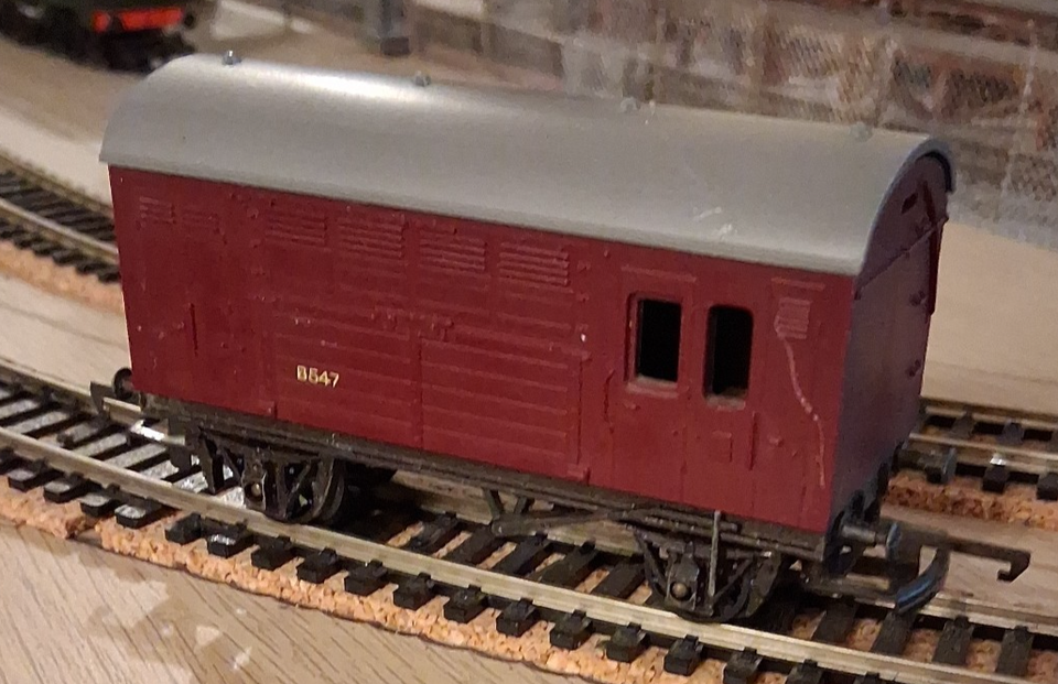 Tri-ang BR Horse Box Van Wagon - No.B547 - R123 - Unboxed | eBay