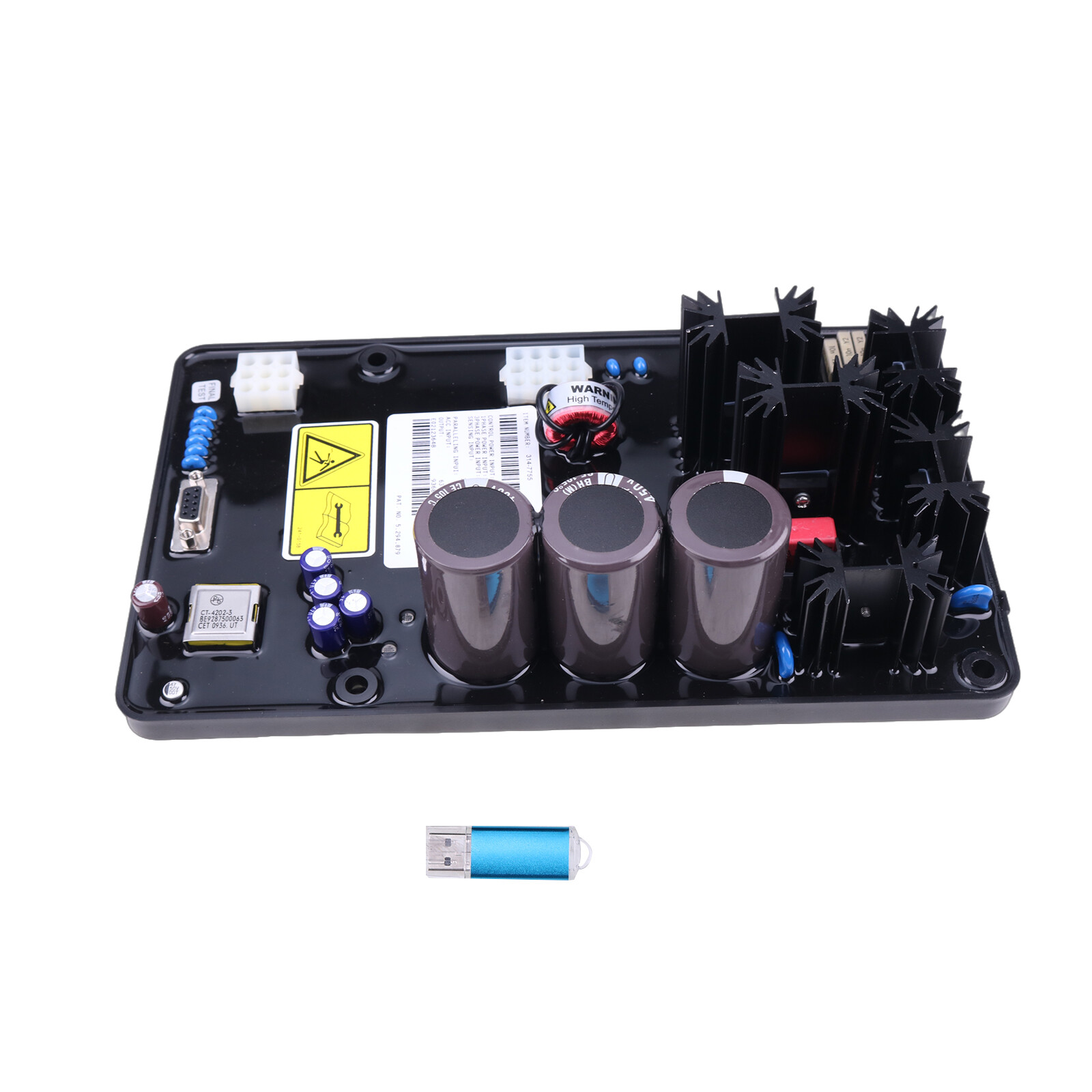 1 Set Voltage Regulator (AVR) Assembly for Caterpillar CAT 314-7755 ...